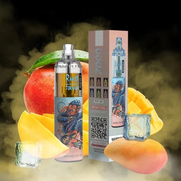 Kiwi Passion Fruit Guava By RandM TORNADO Disposable Pod 7000 Puffs | Si Omar Vape Store | Best ...