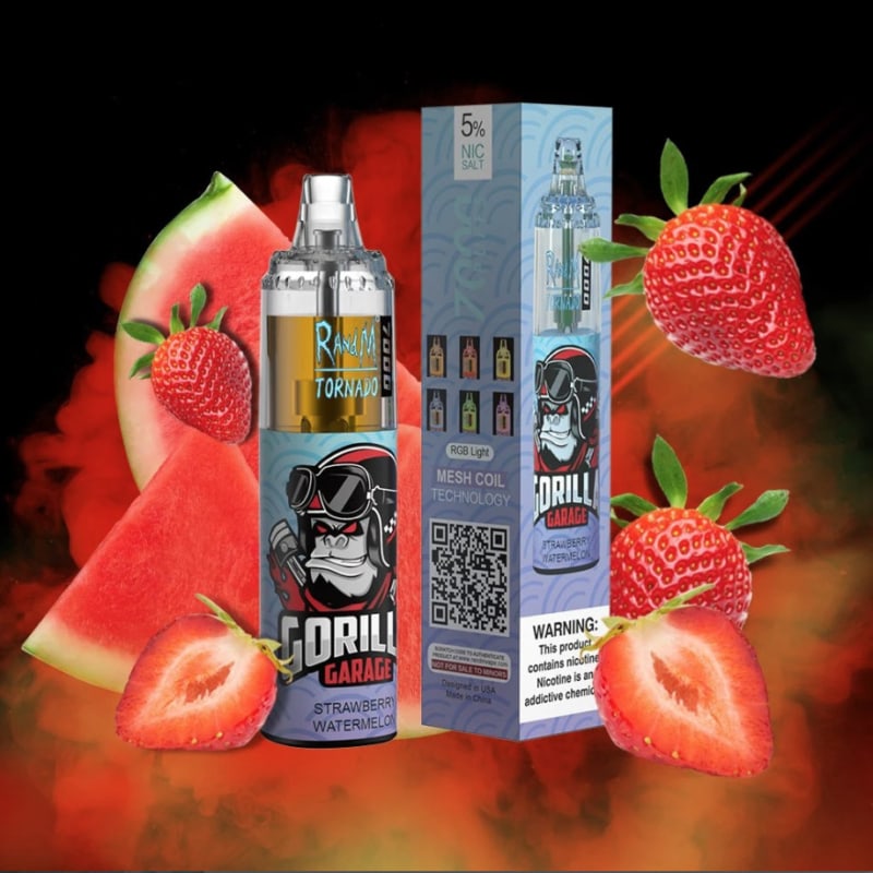 Strawberry Watermelon By RandM TORNADO Disposable Pod 7000 Puffs | Si ... Strawberry Watermelon By RandM TORNADO Disposable Pod 7000 Puffs | Si ...