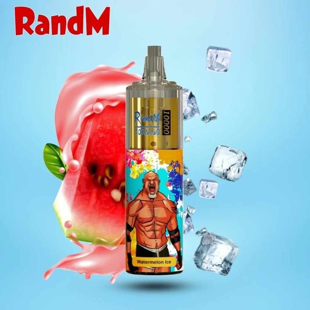 Watermelon Ice By RandM TORNADO Disposable Pod 10000 Puffs | Si Omar ...