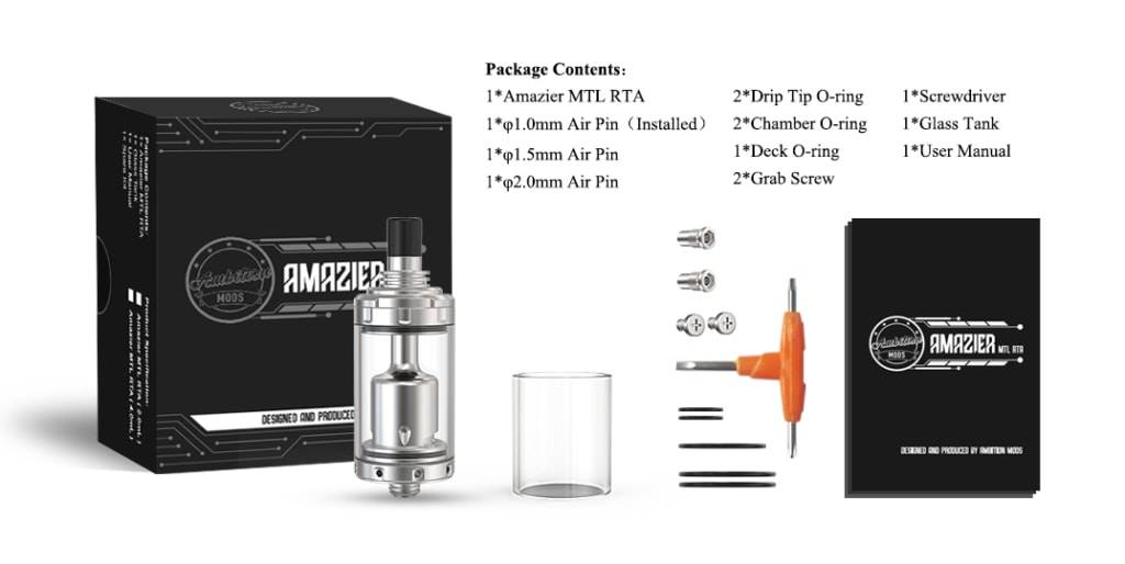 Amazier MTL RTA By Ambition Mods | Si Omar Vape Store