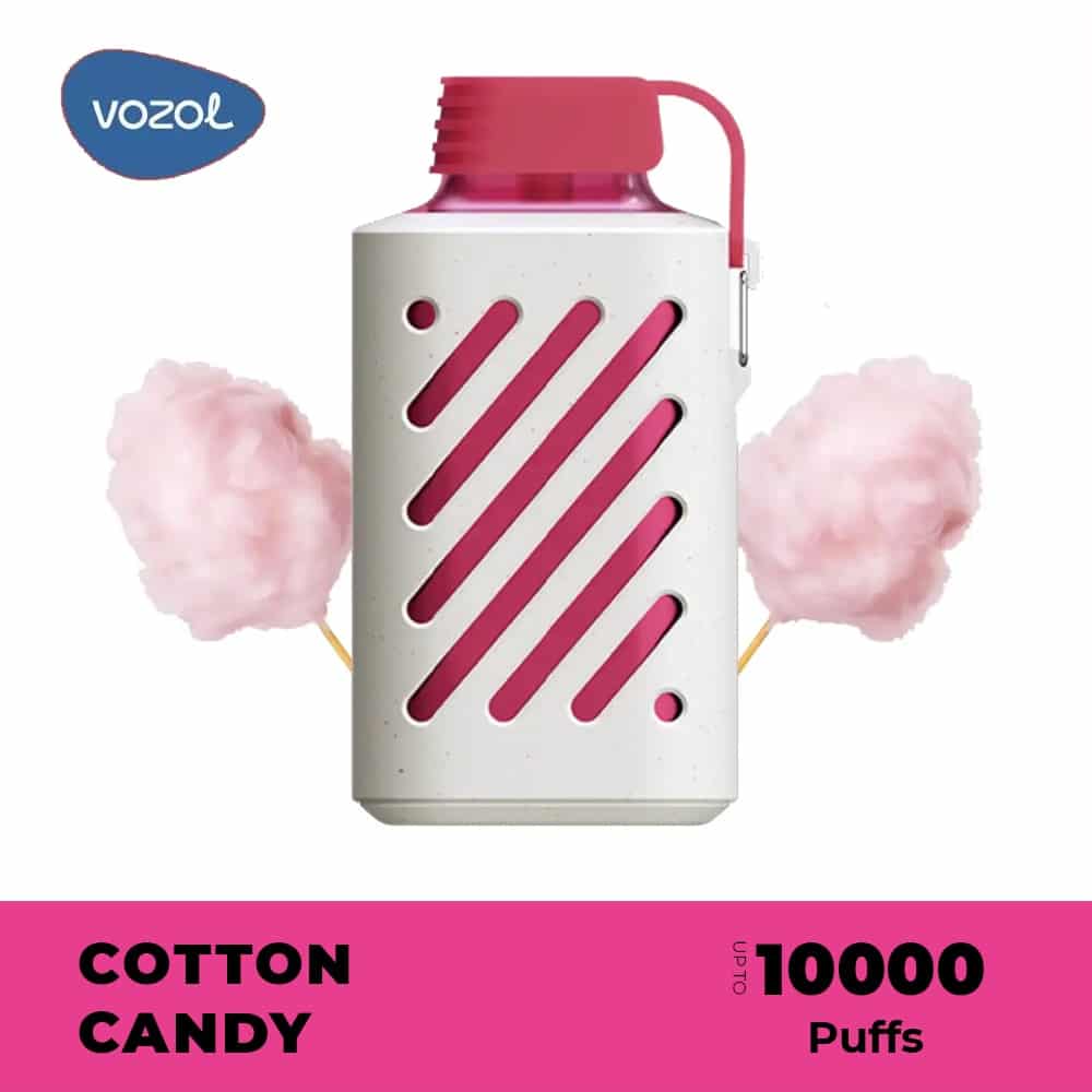 Cotton Candy By VOZOL Gear 10000 Puffs Disposable Pod Si Omar Vape Store