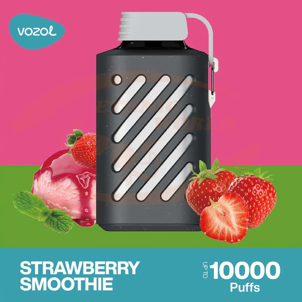 Strawberry Smoothie By VOZOL Gear 10000 Puffs Disposable Pod Si Omar