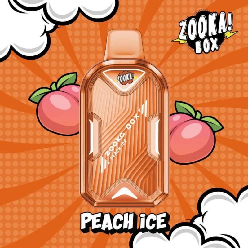 Peach Ice ZOOKA BOX By BAZOOKA 7000 Puffs Disposable Pod | Si Omar Vape ...