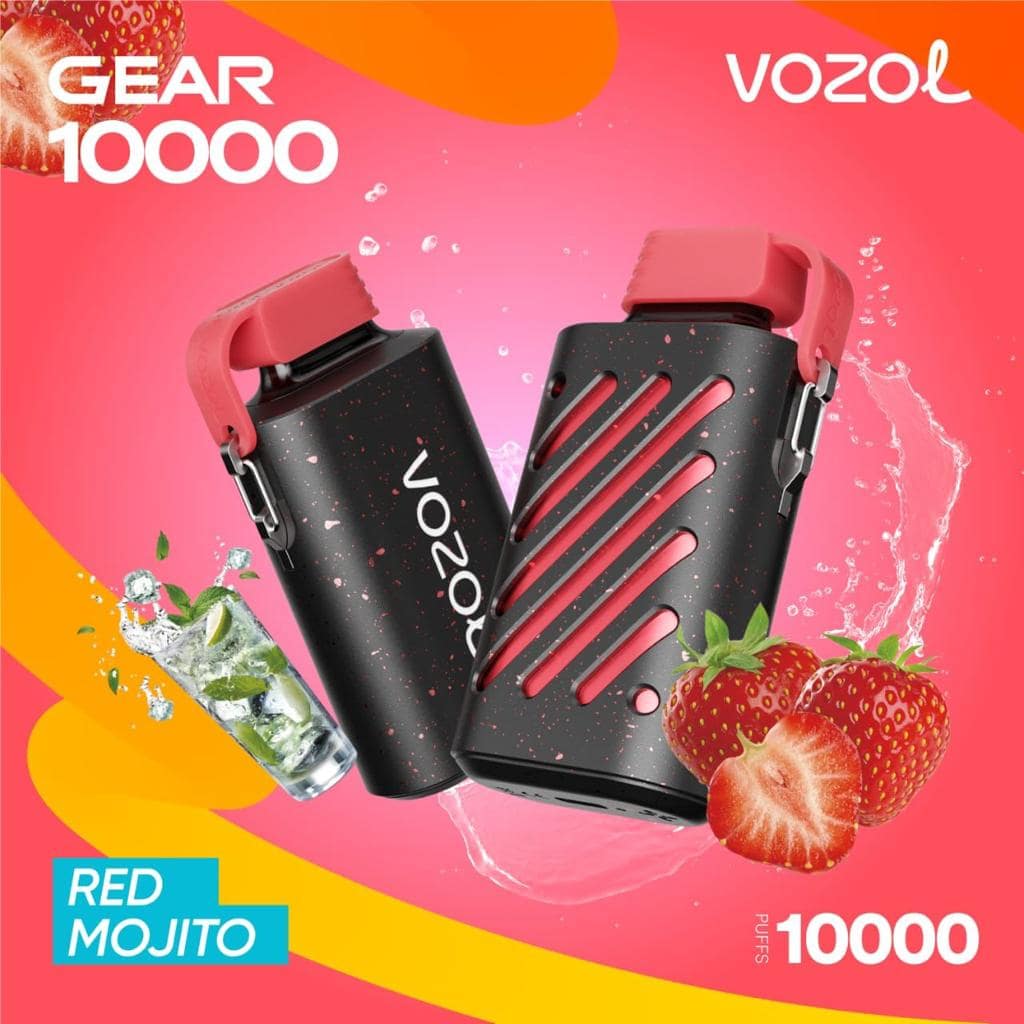 Red Mojito By VOZOL Gear 10000 Puffs Disposable Pod Si Omar Vape Store