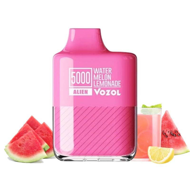 Watermelon Lemonade By VOZOL Alien 5000 Puffs Disposable Pod | Si Omar ...