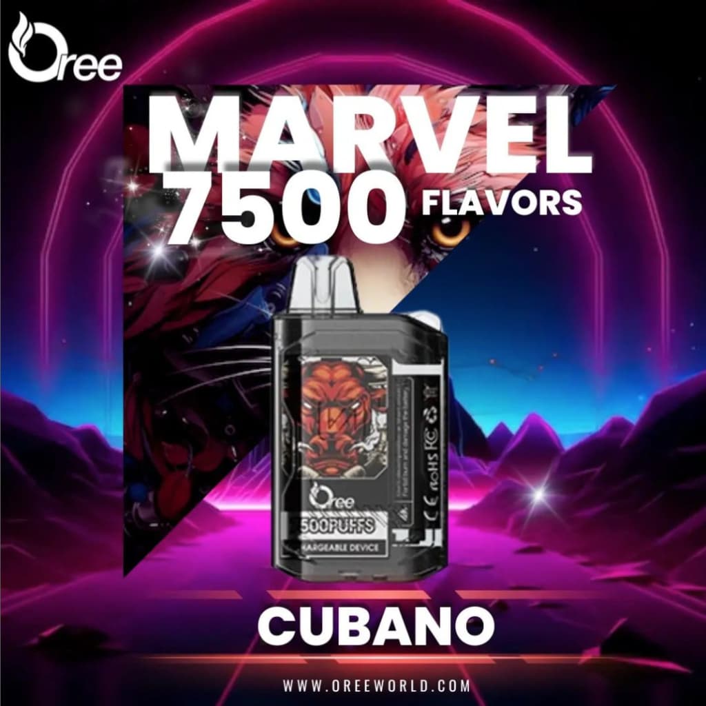 Cubano By Oree Marvel Disposable Pod 7500 Puffs | Si Omar Vape Store