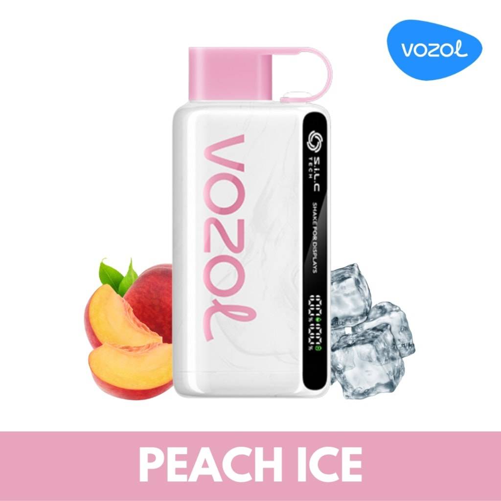 Peach Ice By VOZOL STAR 12000 Puffs Disposable Pod | Si Omar Vape Store