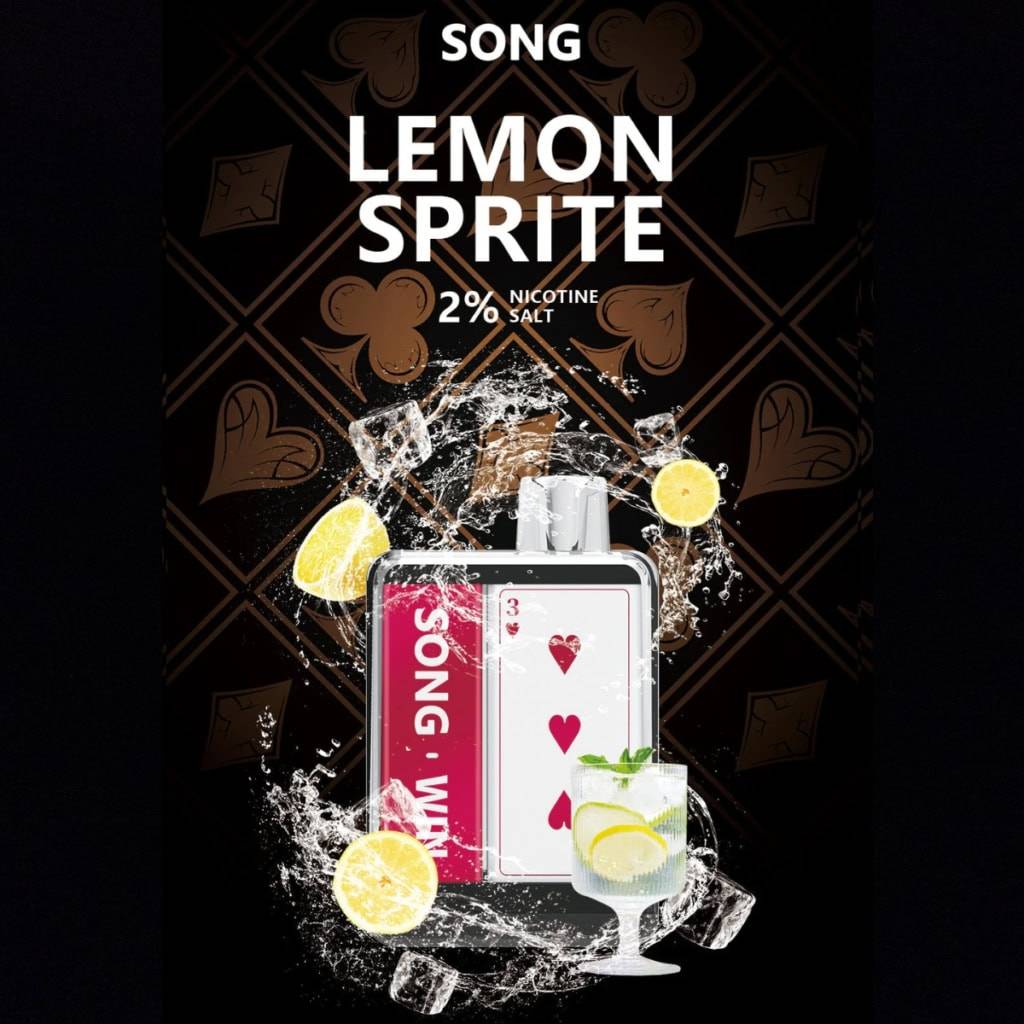 Lemon Sprite By SONG Win Series 9000 Puffs Disposable Pod | Si Omar Vape Store
