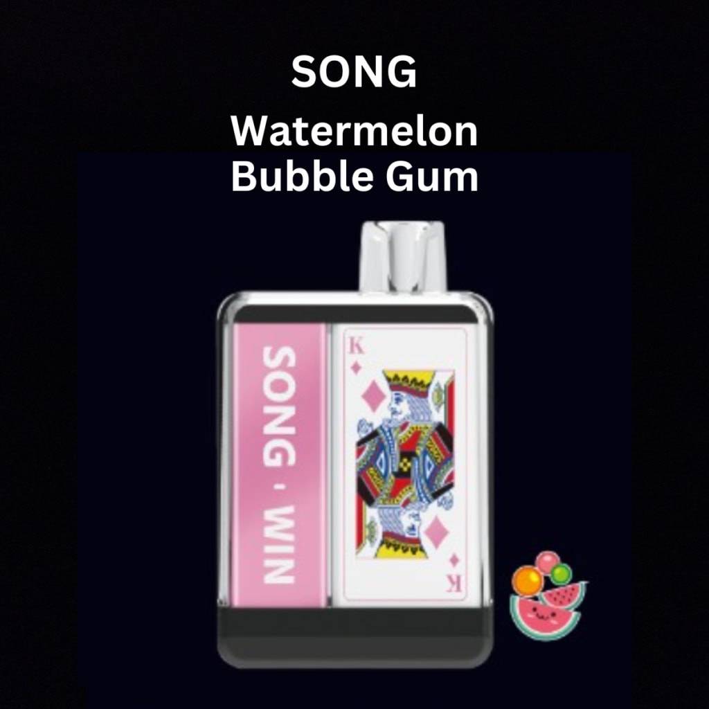 Watermelon Bubble Gum By SONG Win Series 9000 Puffs Disposable Pod | Si ...